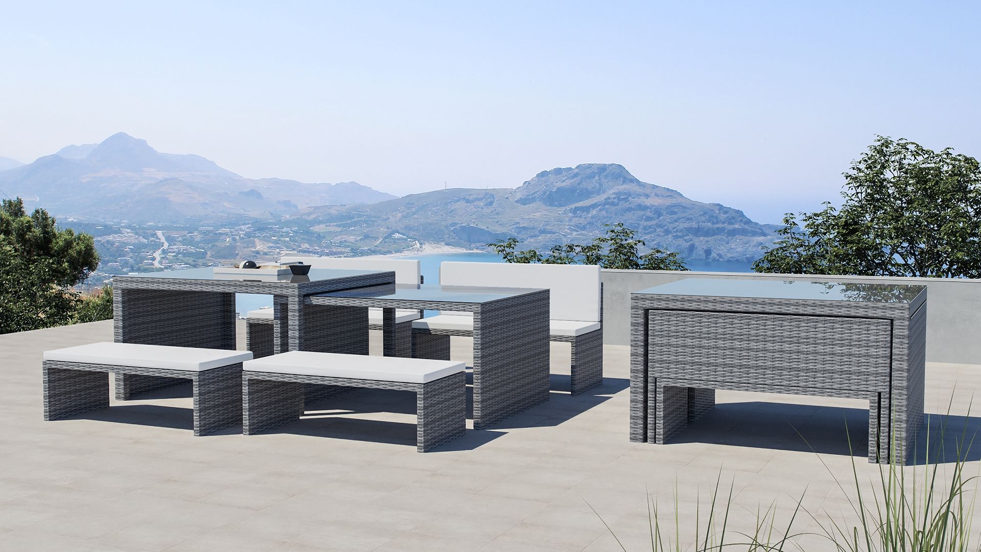 Bench Set Flamax | artelia-design.co.uk